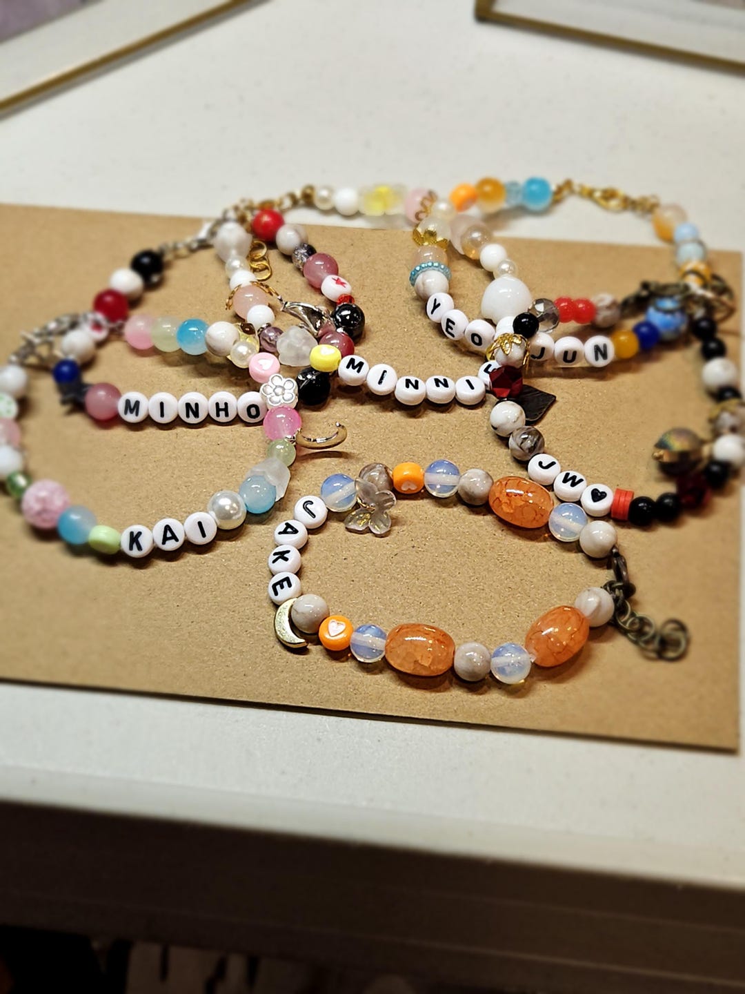 Custom Kpop Bracelets-seventeen-ateez Zb1 Enhypen TXT Kpop Bead ...