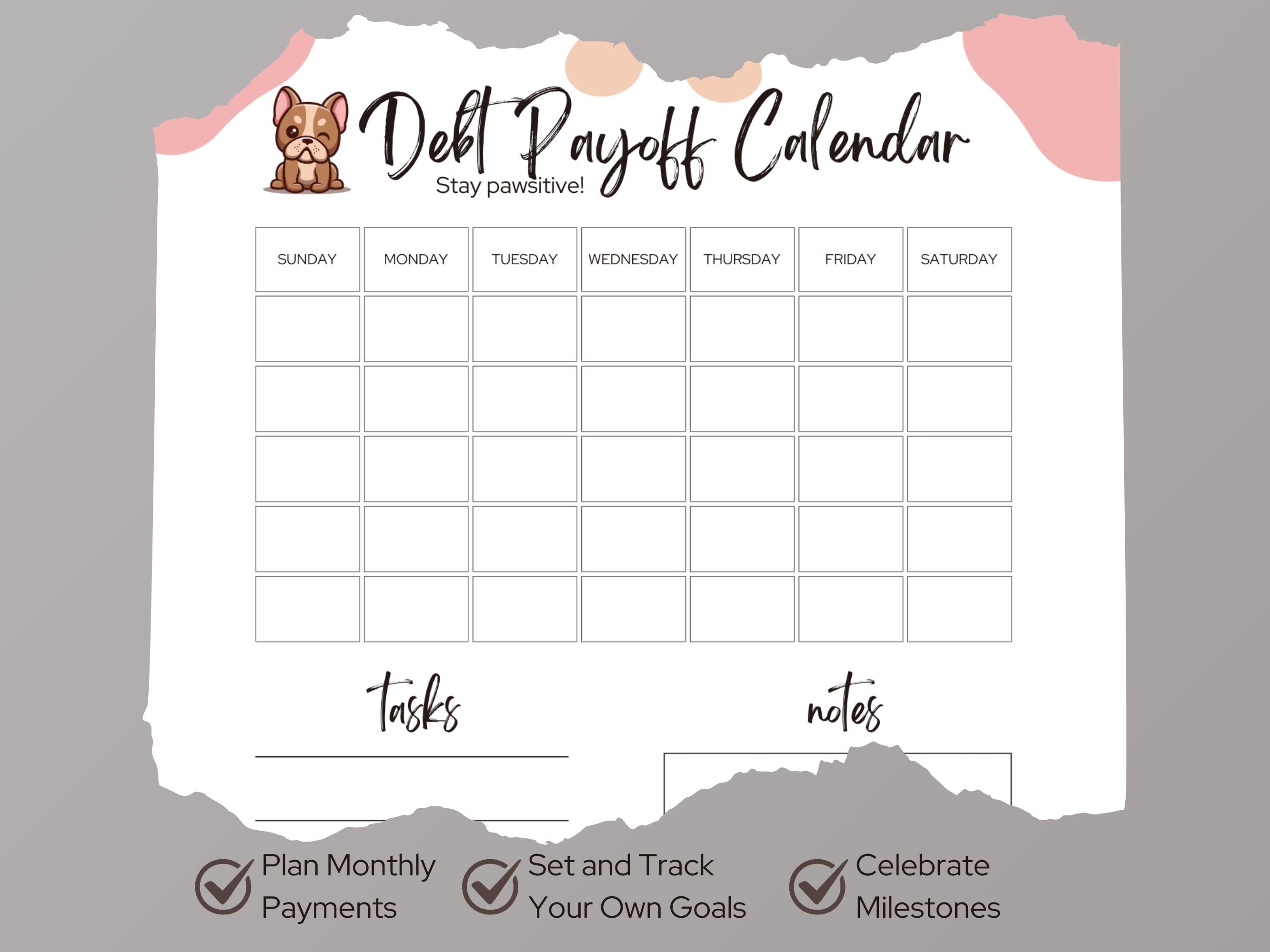 Debt Payoff Tracker Printable, Debt Tracker, Debt Snowball, Finance ...
