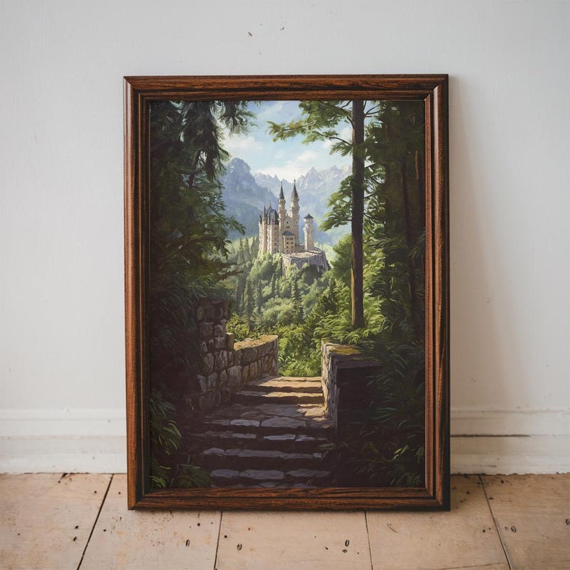 Neuschwanstein Castle Original - Etsy