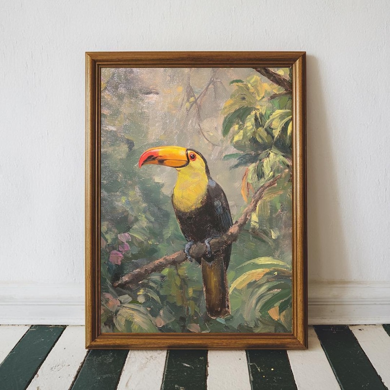 Toucan Painting - Etsy UK