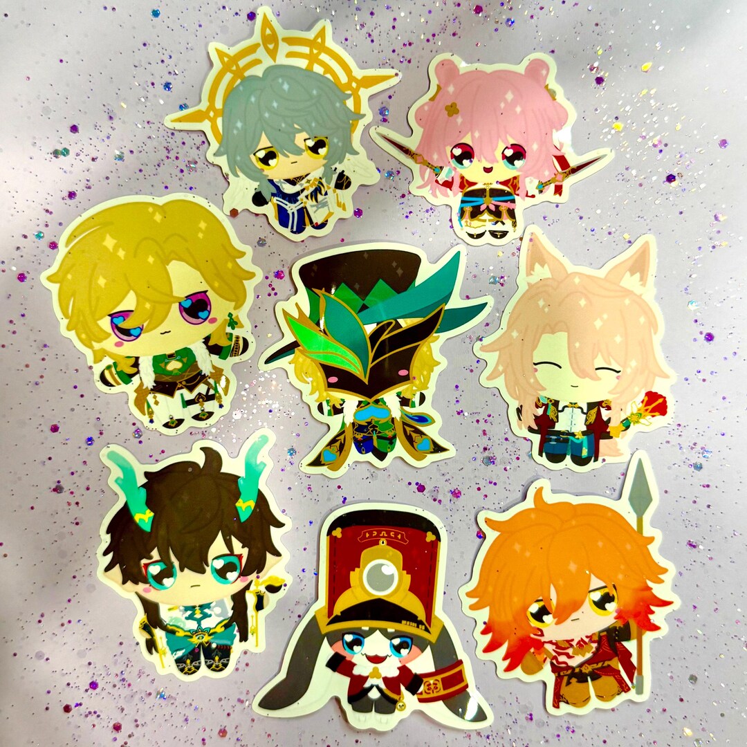 Honkai Star Rail Sticker HSR Pom Pom Dan Heng Il March 7th Aventurine ...