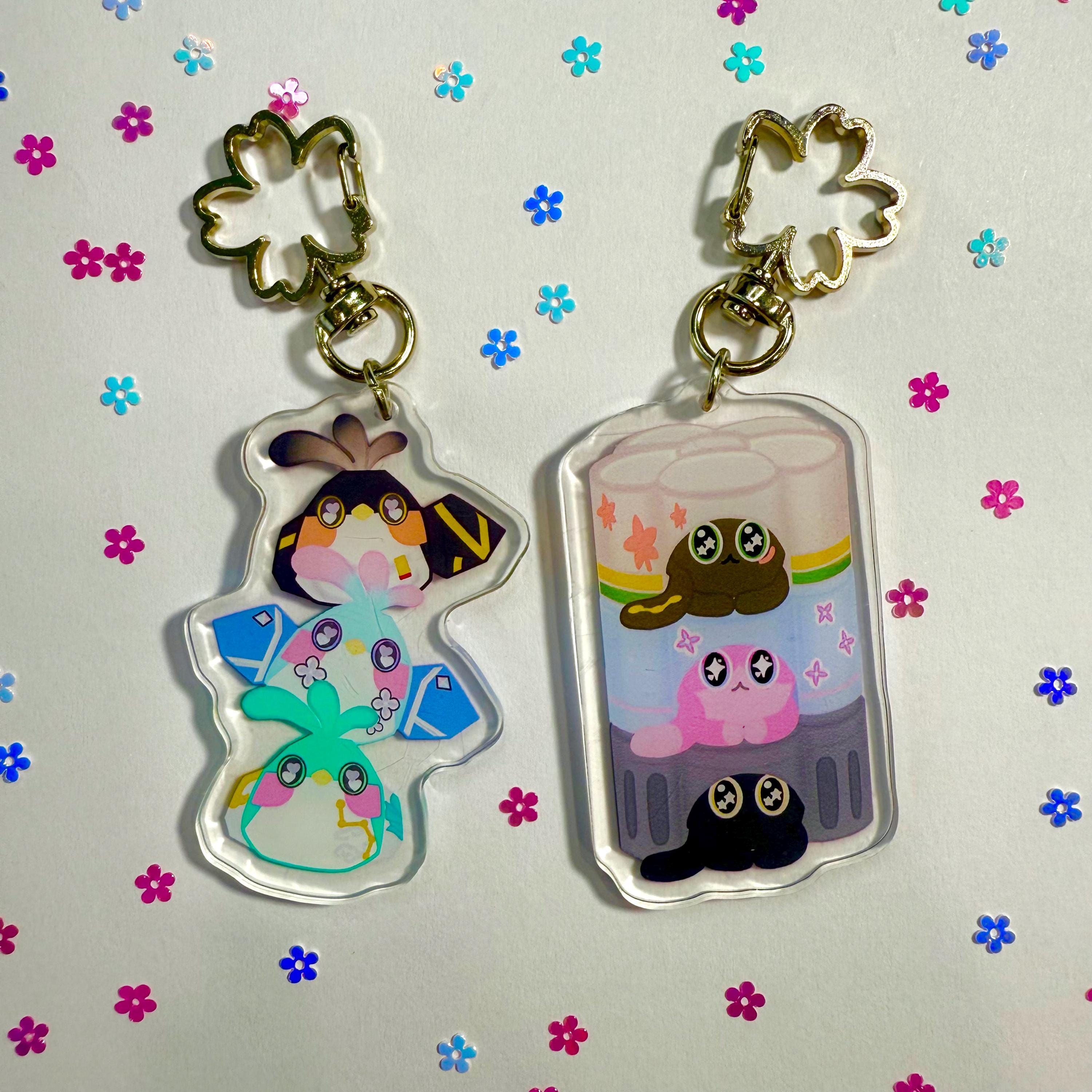 Honkai Star Rail Keychain Dan Heng March 7th Stelle Caelus Origami Bird ...