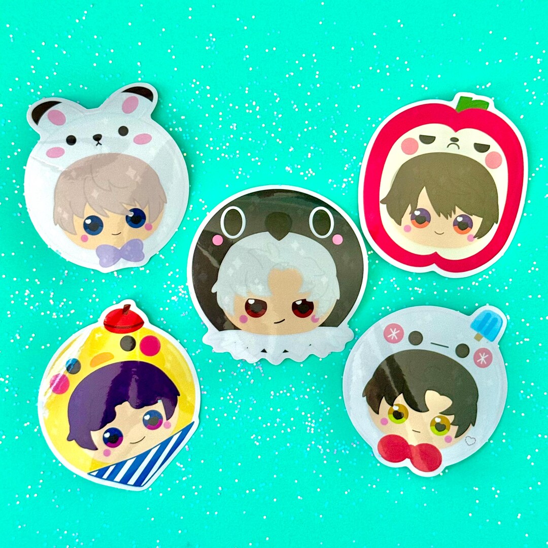 Love and Deepspace Love Interest Plushie Sticker Xavier Zayne Rafayel ...