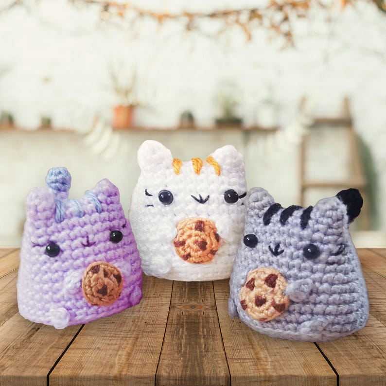 Cat Loaf Amigurumi, Crochet Pattern Bundle, Cute Crochet Pattern ...