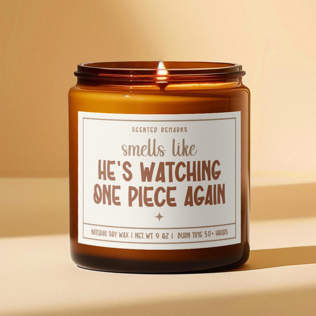 One Piece Anime Candle Custom One Piece Anime Gift Luffy One Piece Ace ...