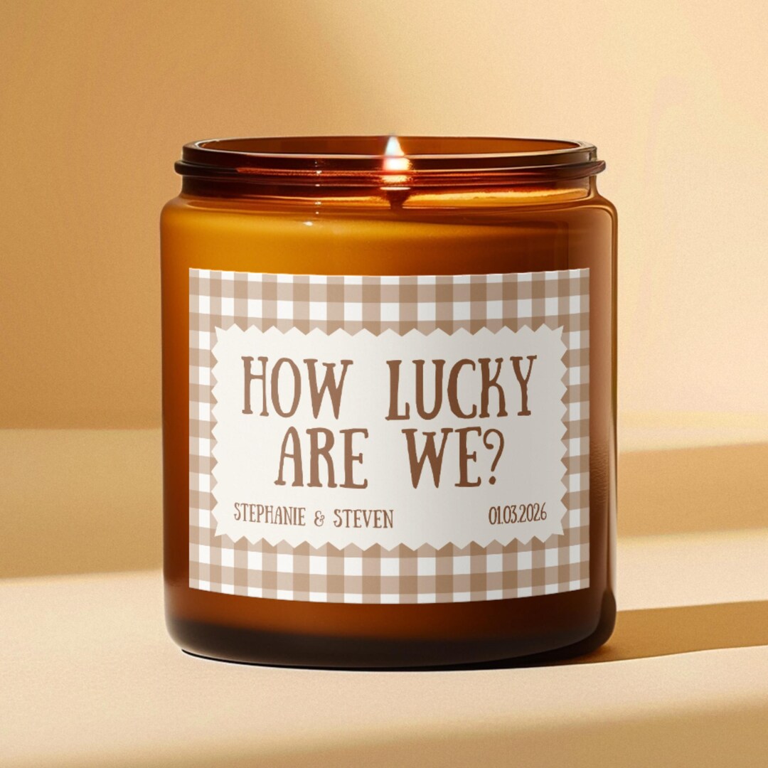How Lucky Are We Sentimental Gift for Her, Personalized Anniversary ...