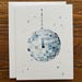 Disco Ball Card - Etsy