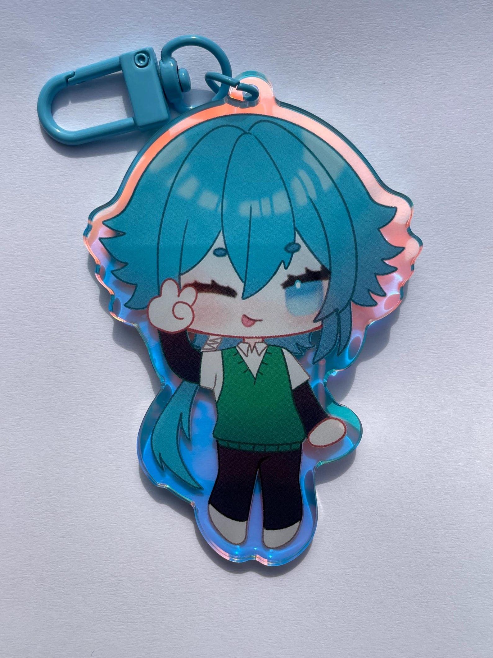 Hyugo Sugimoto [the Kid at the Back] Holo Keychain - Etsy