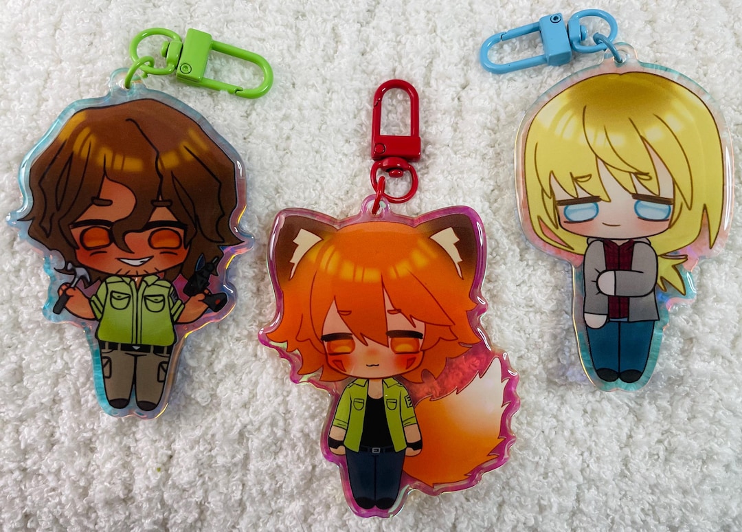Boyfriend to Death Holo Keychains - Etsy