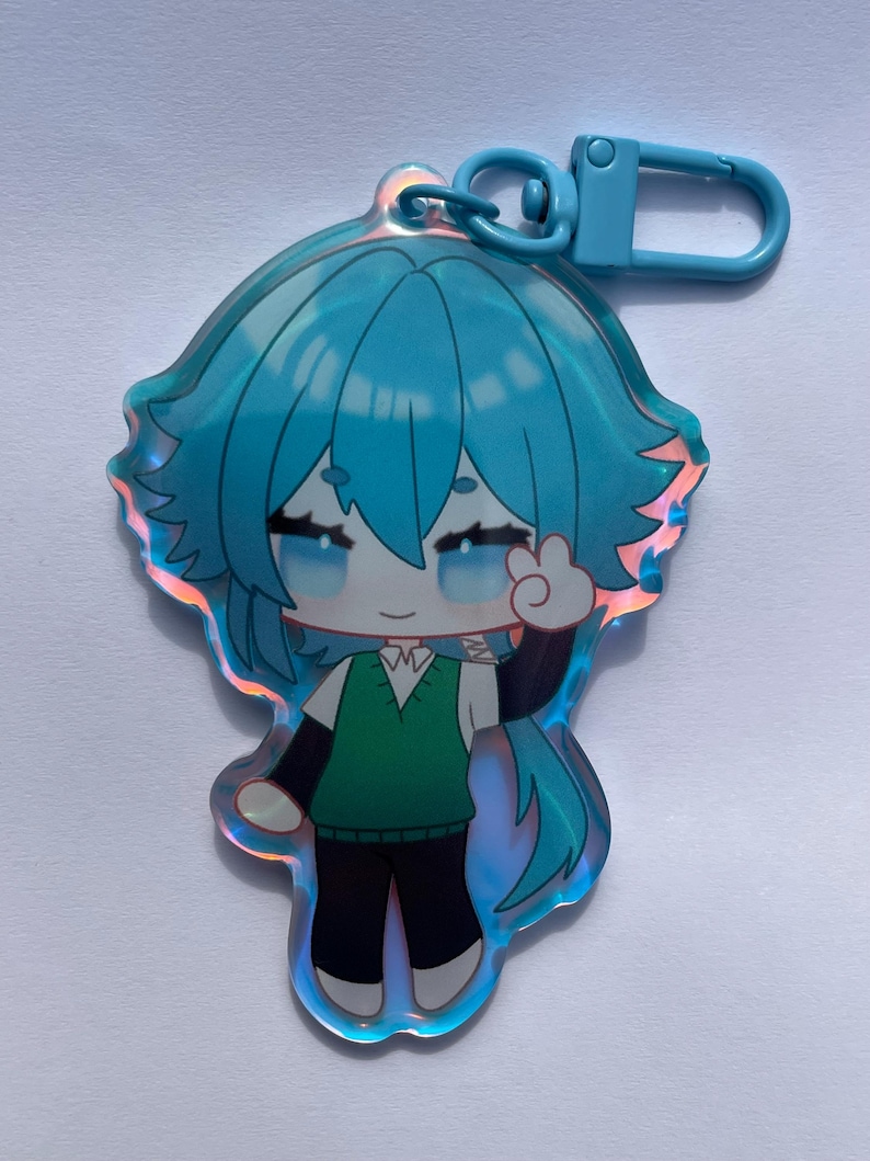 Hyugo Sugimoto [the Kid at the Back] Holo Keychain - Etsy