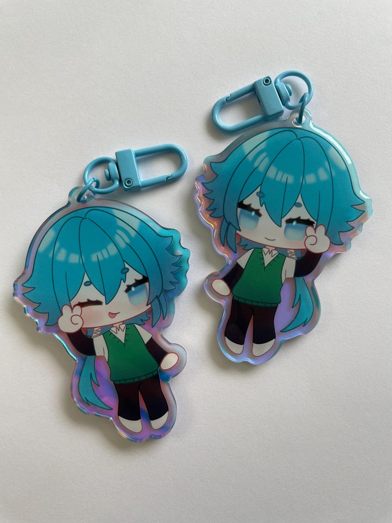 Hyugo Sugimoto [the Kid at the Back] Holo Keychain - Etsy