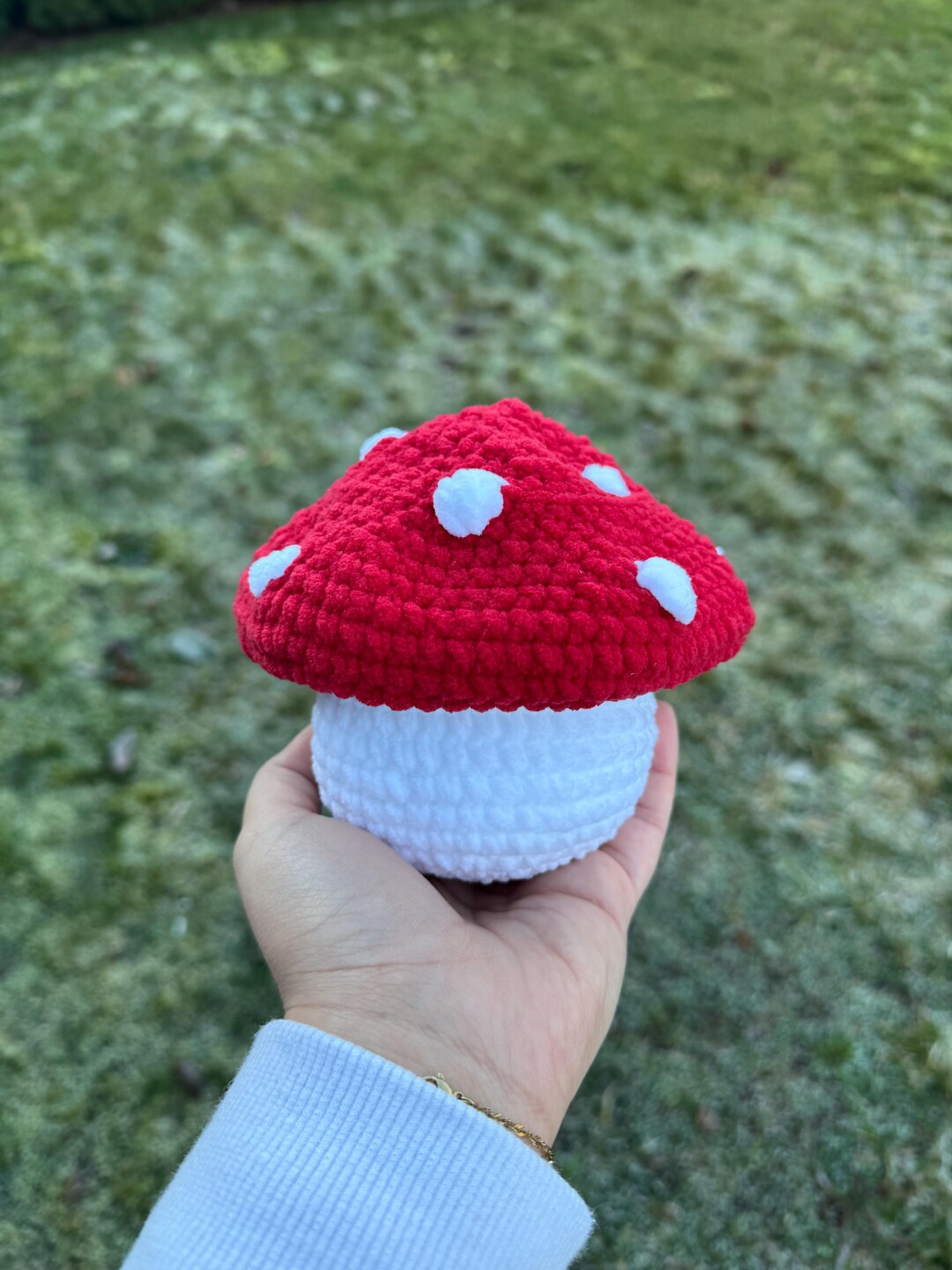 Handmade Crochet Pop-up Mushroom Plush – Fun Pop-up Plush - Etsy