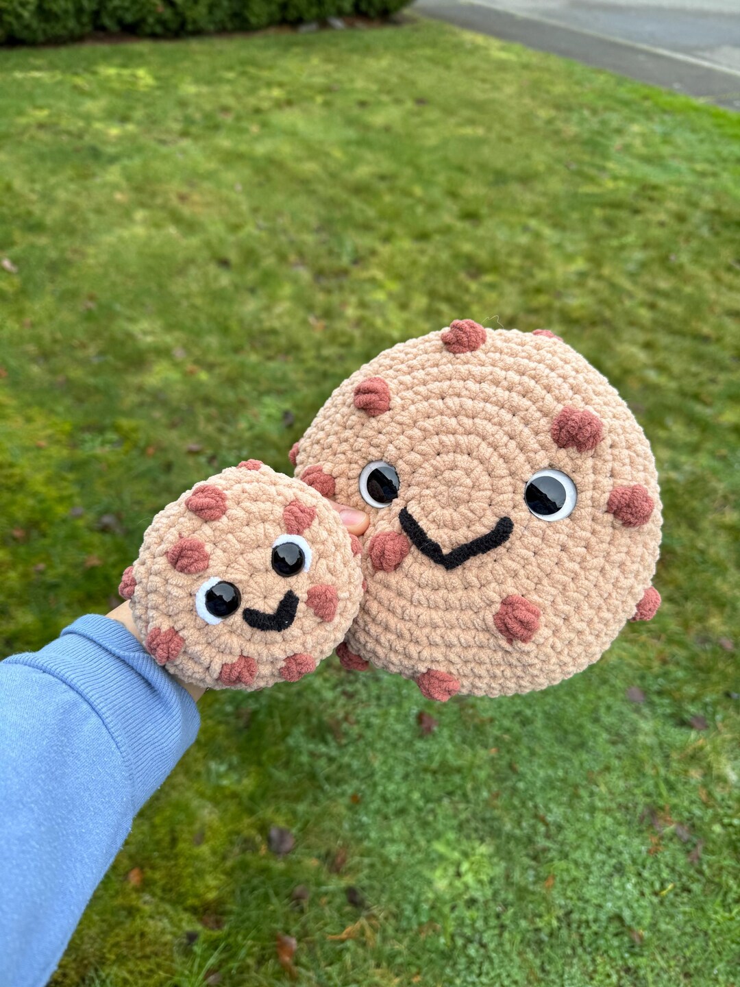 Handmade Crochet Chocolate Chip Cookies – Adorable Amigurumi Cookie ...
