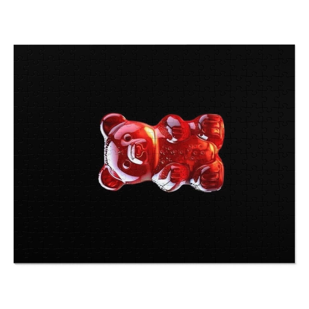 Gummy Bear Jigsaw Puzzle With Tin - Fun Family Activity - Etsy