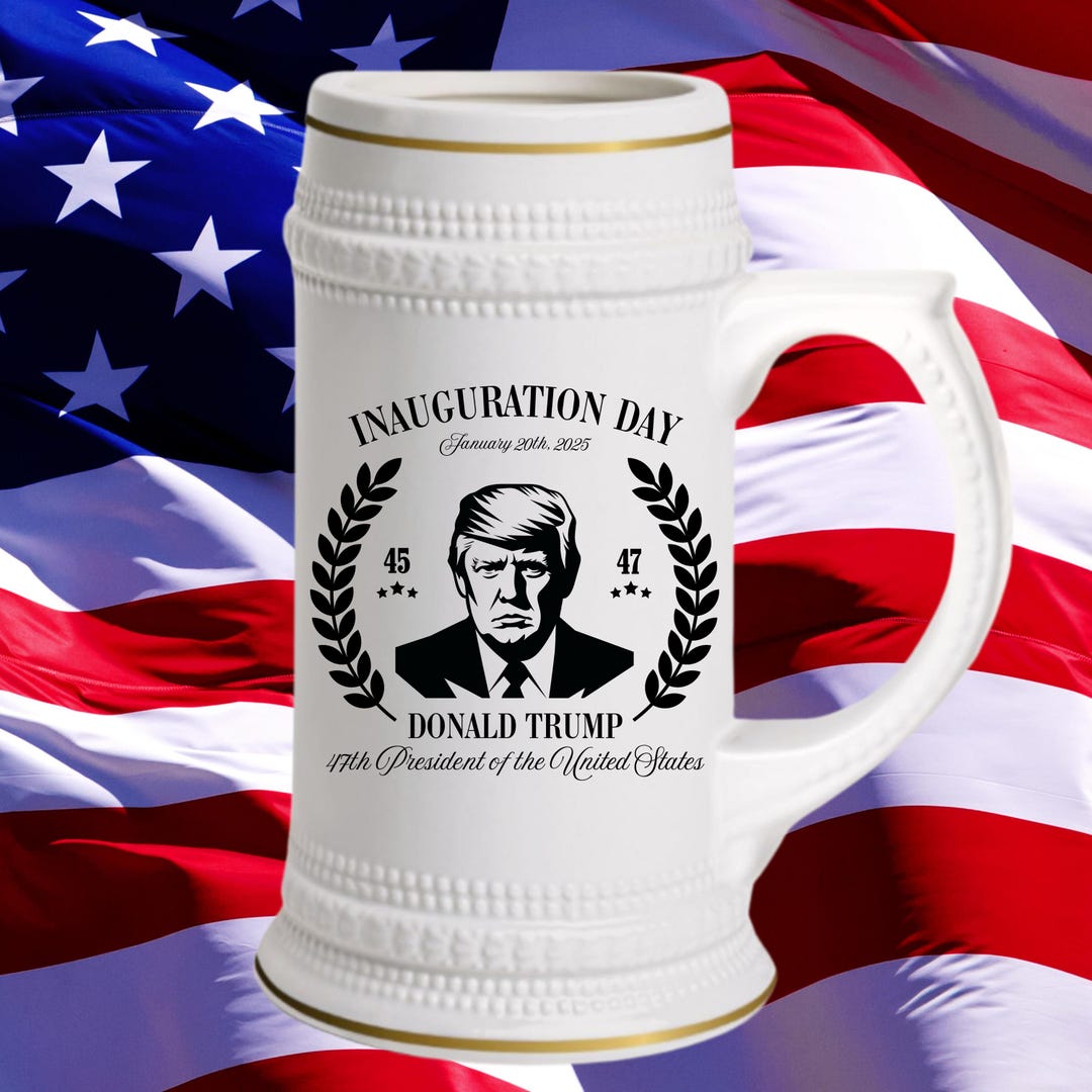 Presidential Inauguration Beer Stein, Inauguration Keepsake, Donald J ...
