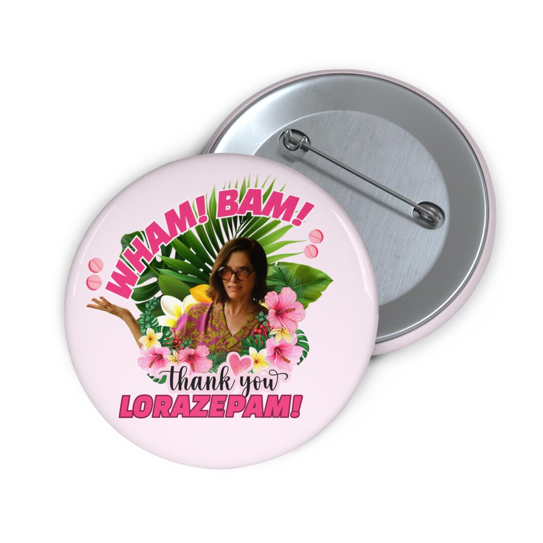 WHITE LOTUS RESORT Button - Lorazepam Pin - White Lotus Resort & Spa ...