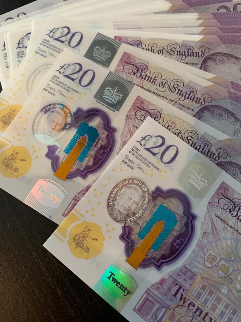 UK Prop Notes – | Realistic Fake Money for Film, Theatre & Display - Etsy