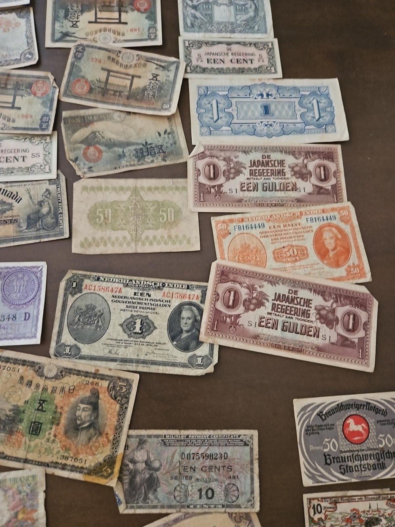 Mix Lot 76 Different Countries Foreign Banknotes Vintage World Paper ...