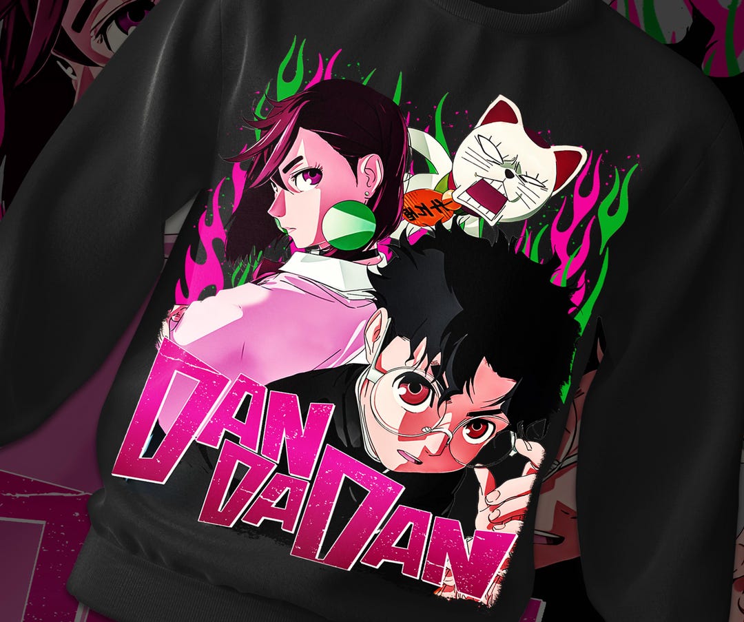 Dandadan Sweatshirt Anime Streetwear Okarun & Momo Ayase Manga Merch ...