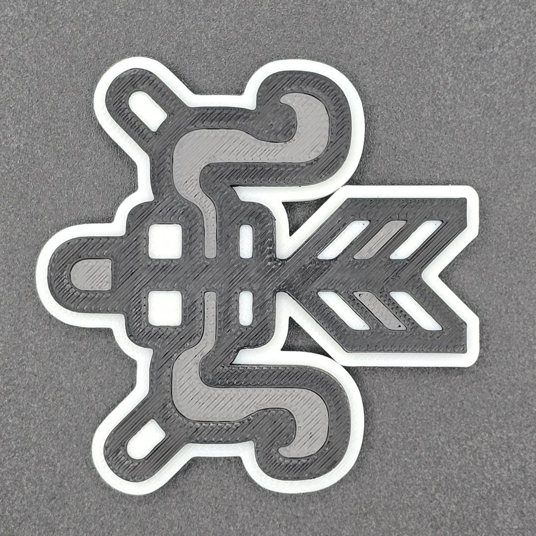 3d Printed Monster Hunter Bow Weapon Class Icon Magnet - Etsy