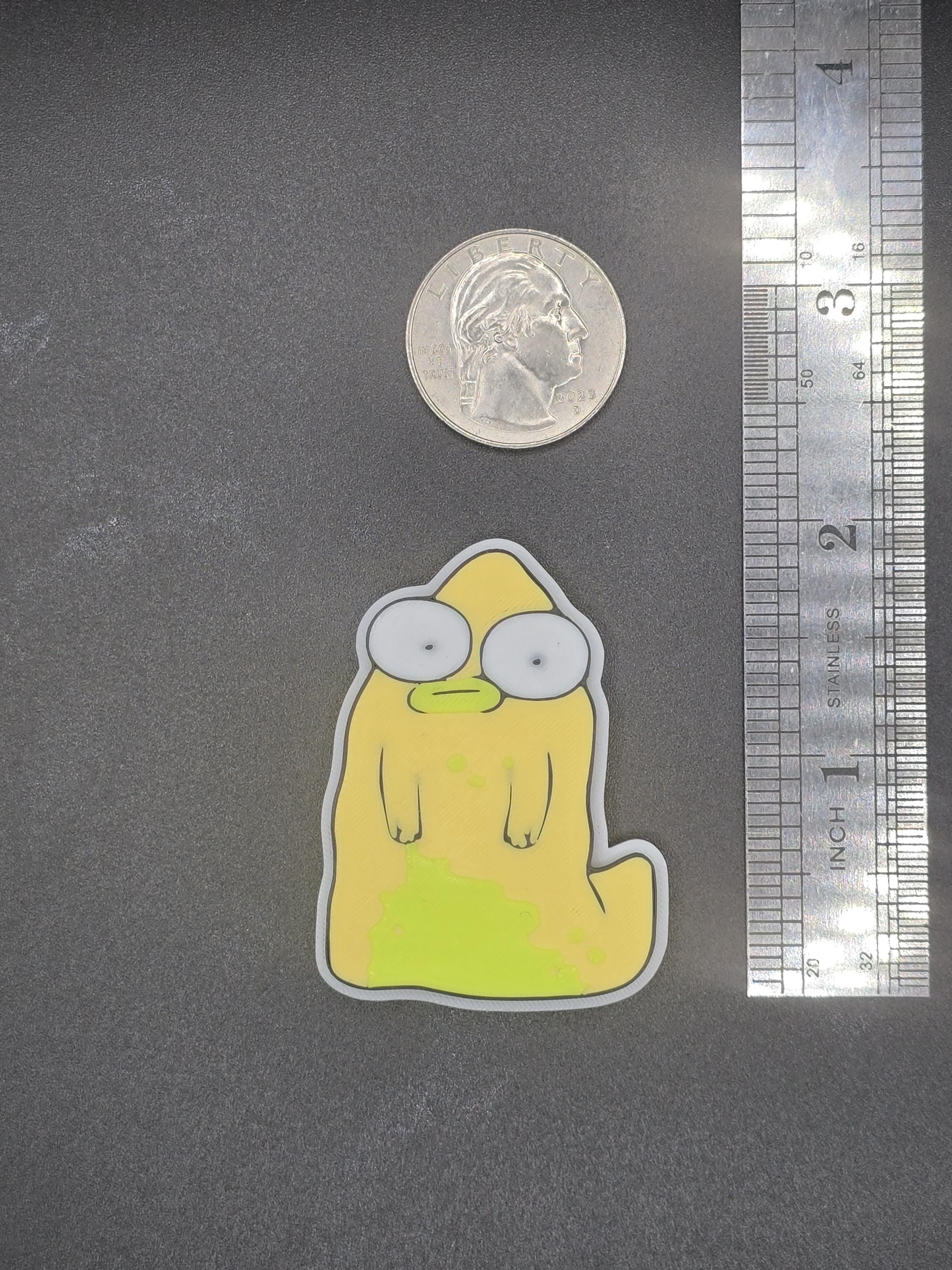3d Printed Solar Opposites Pupa Magnet - Etsy