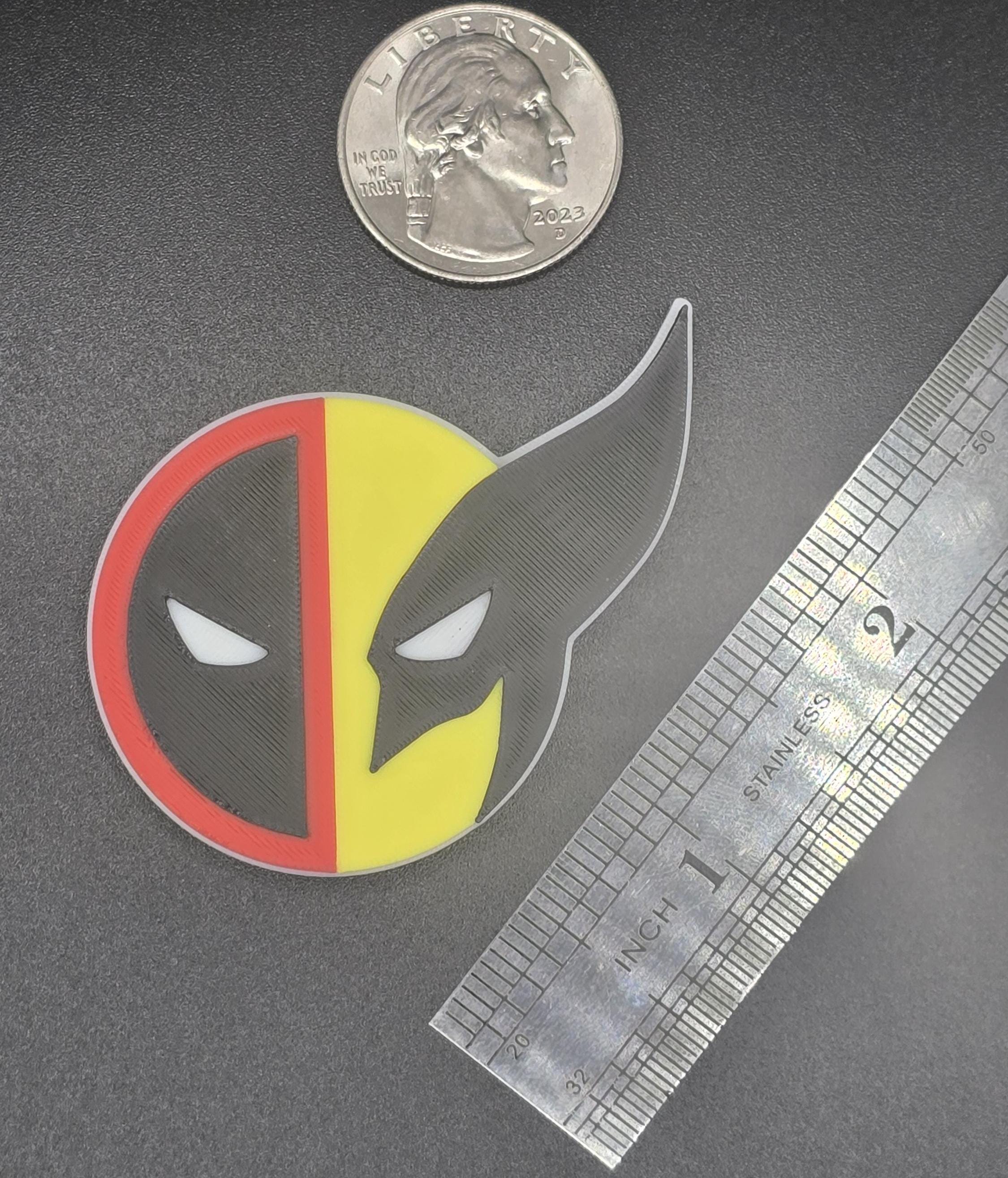 3d Printed Deadpool & Wolverine X-men Magnet - Etsy