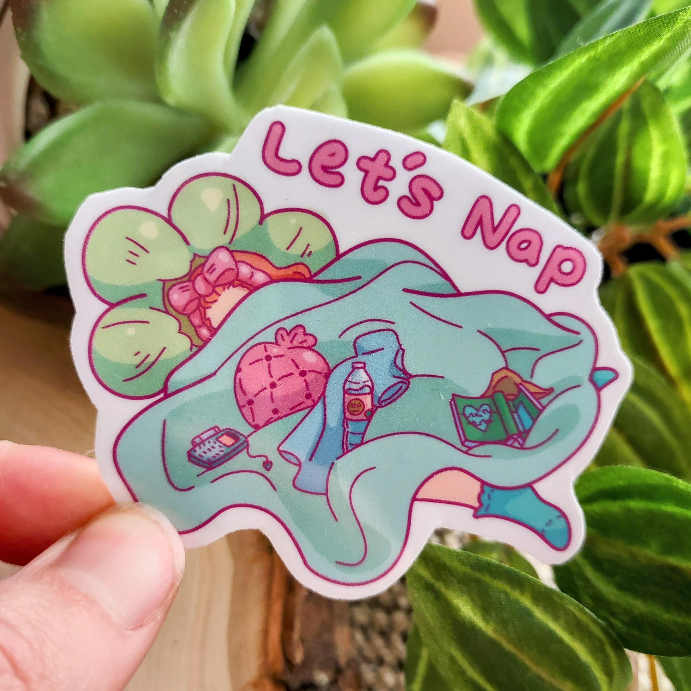 Let's Nap Sticker - Etsy