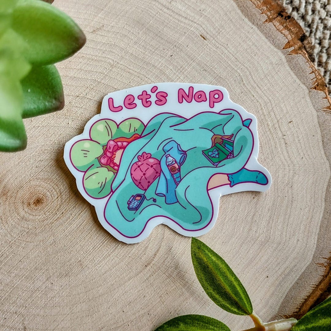 Let's Nap Sticker - Etsy