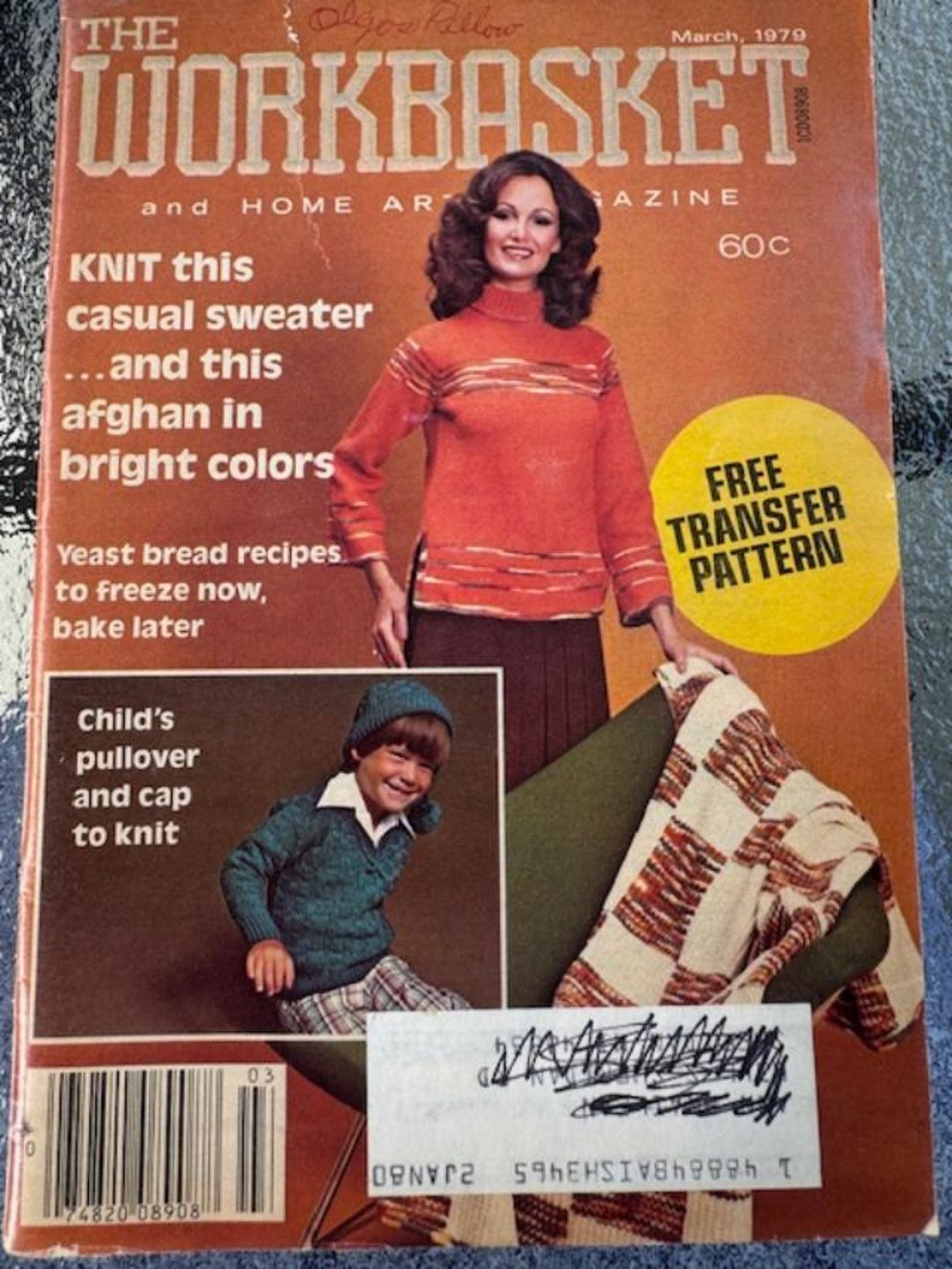 Vintage 1979 Workbasket Craft Pattern Magazine Knitting Crochet ...