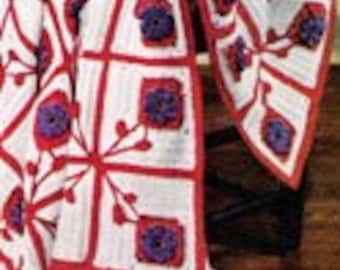 Crochet Afghan Pattern Pyramid PDF Instant Download | Etsy