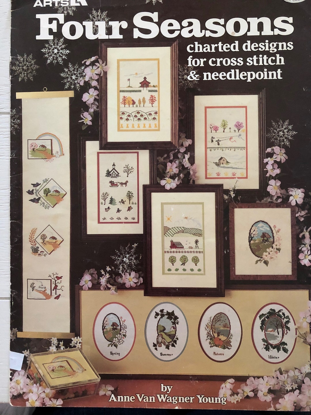Four Seasons Charted Designs for Cross Stitch and Needlepoint Pattern ...