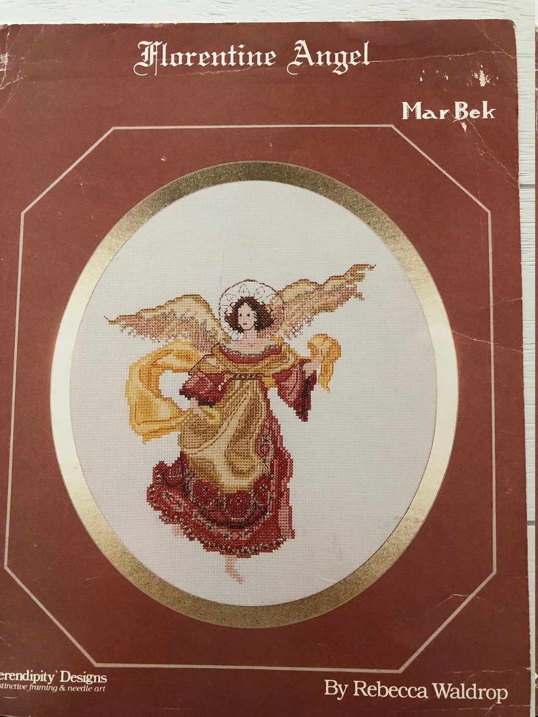 Florentine Angel Cross Stitch Pattern Booklet Serendipity Designs - Etsy