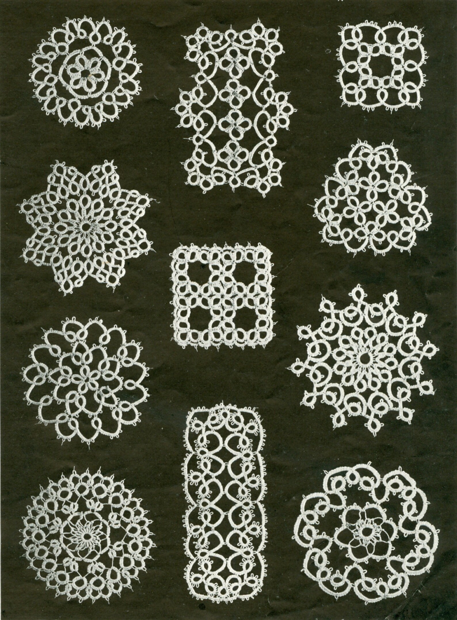 Anne Orr Tatting Pattern Book 43 Edgings Insertions Tablecloth Pdf ...