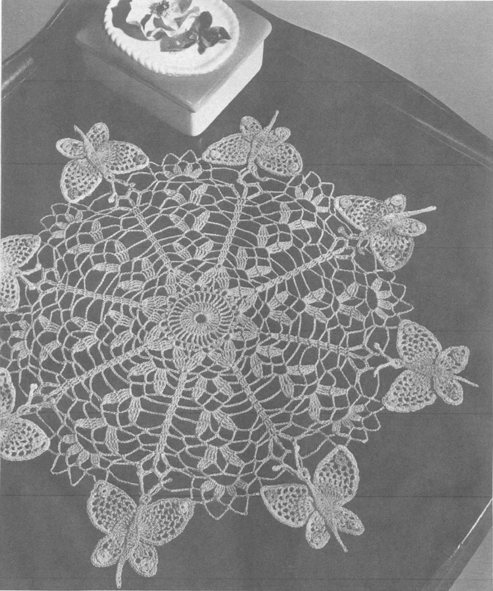 Crochet Doilies Pattern Book Butterflies Flowers Star More PDF Instant ...
