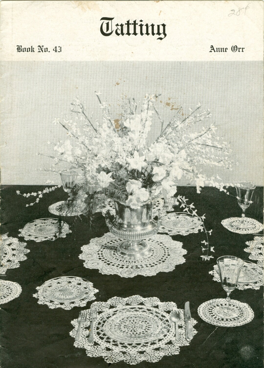 Anne Orr Tatting Pattern Book 43 Edgings Insertions Tablecloth Pdf ...