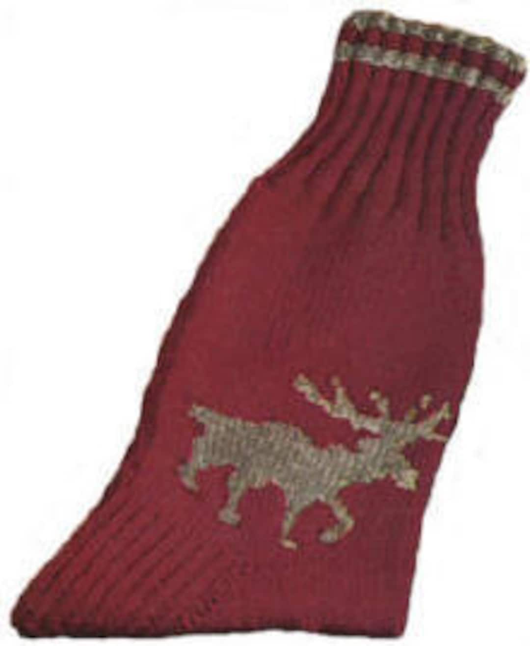 Moose Socks Knitting Pattern PDF Instant Download - Etsy