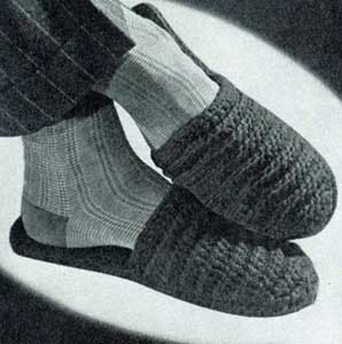 Men's Crochet Slipper Patterns 2 Different PDF Instant Download - Etsy