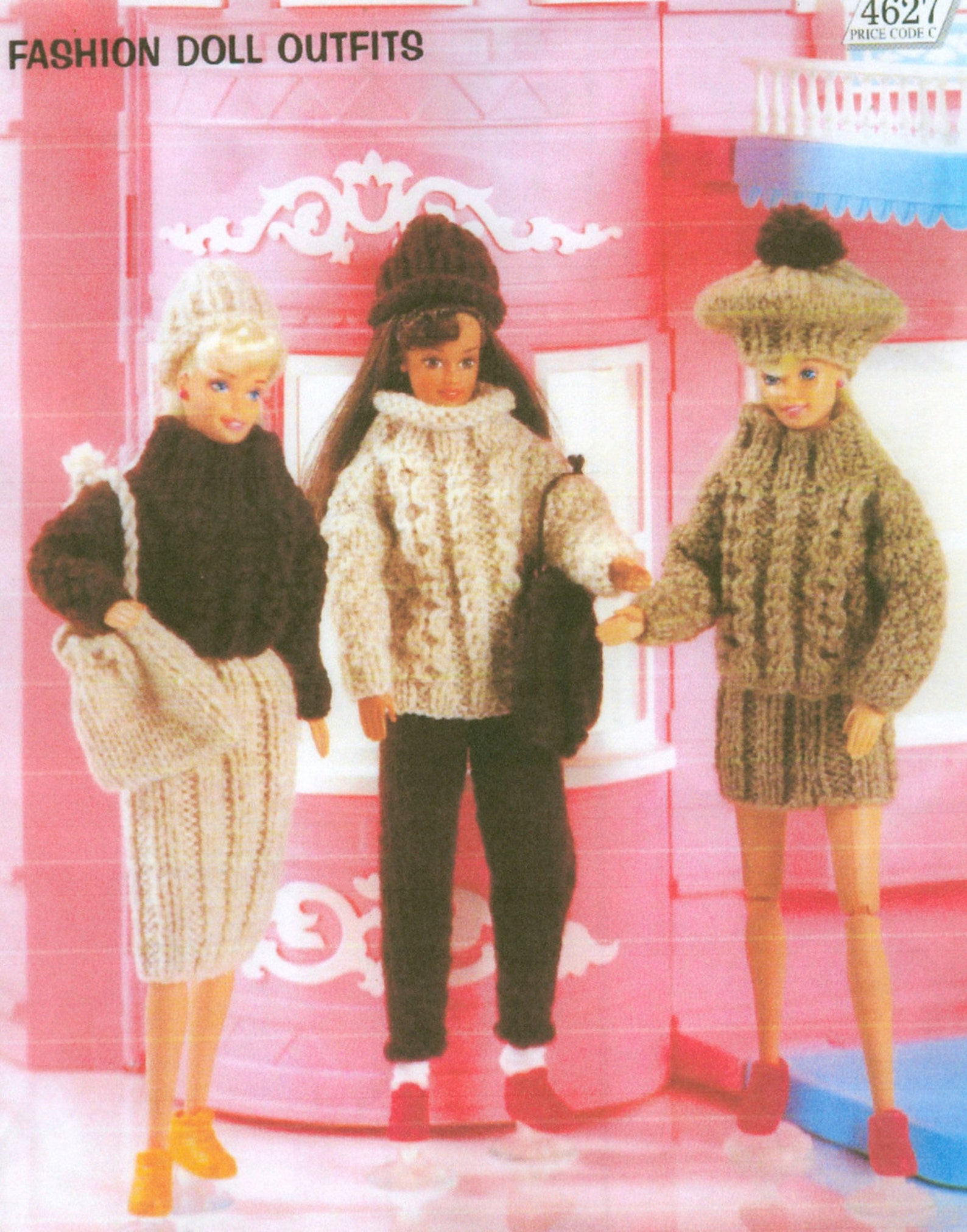 Fashion Doll Clothes Knitting Pattern Book 3 Complete Outfits PDF ...