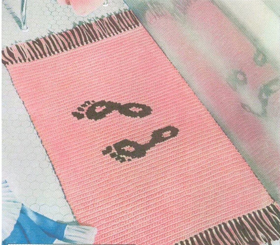 Footprint Bath Mat Crochet Pattern Pdf Instant Download - Etsy