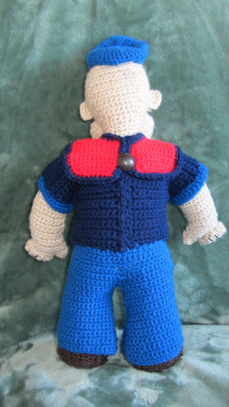 Popeye Doll Crochet Pattern PDF Instant Download - Etsy