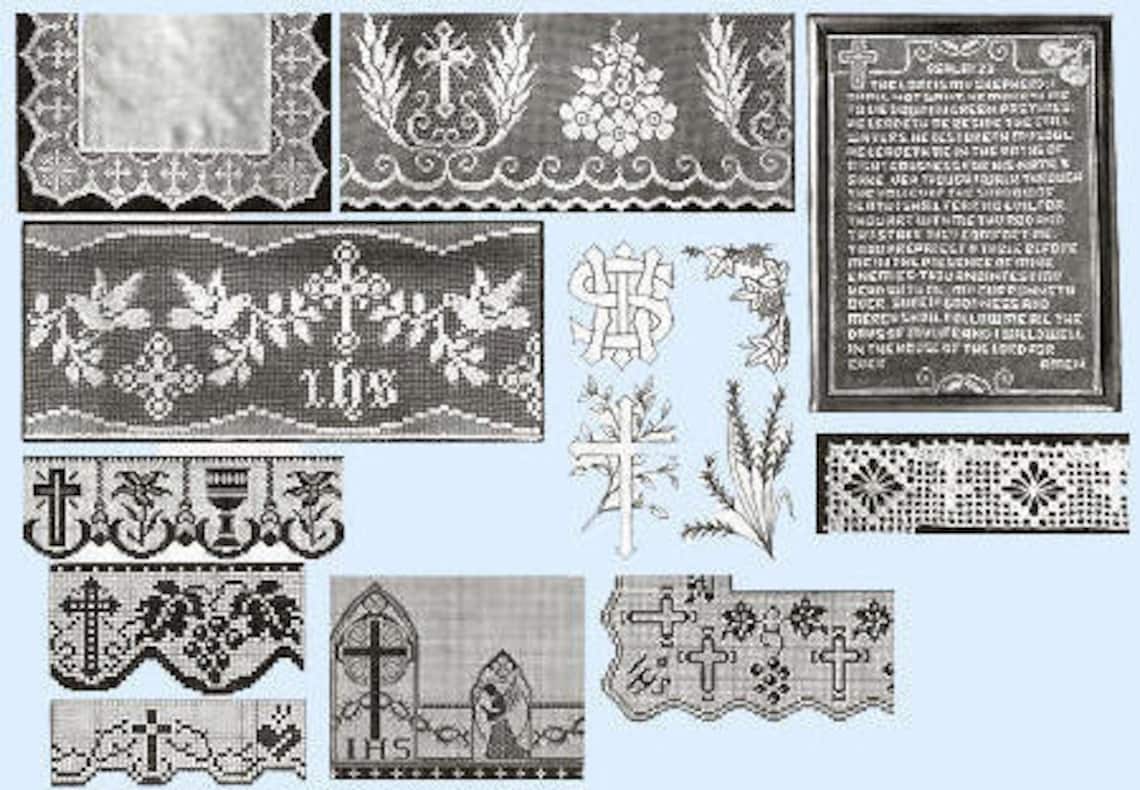 Vintage Church Lace Crochet Patterns: Altar Edging (PDF Download) - Etsy