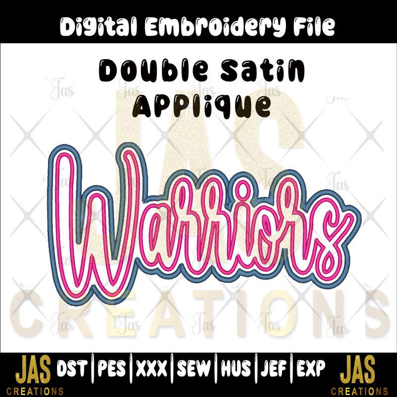 Warriors Embroidery - Etsy