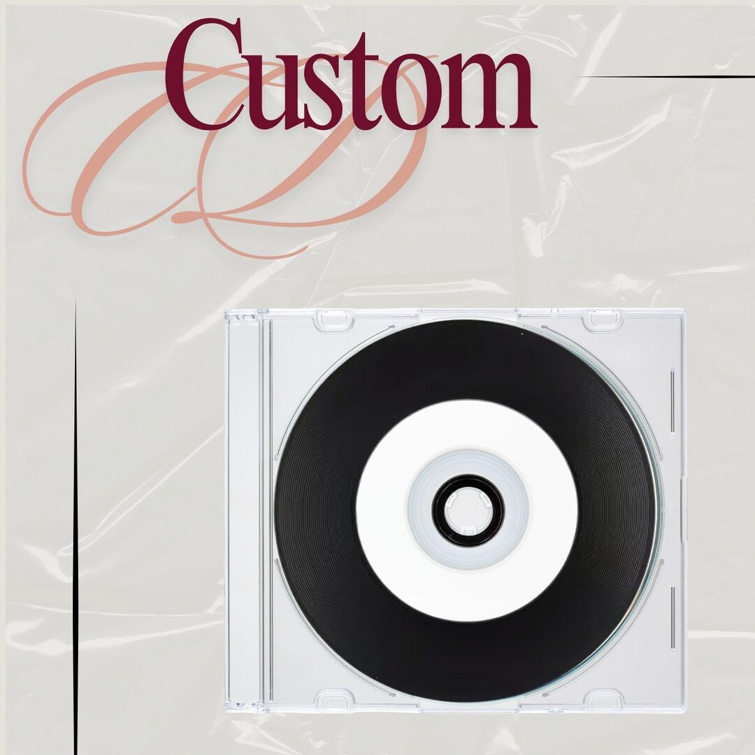 Personalized Music Mix CD: Custom Playlist Album Gift - Etsy