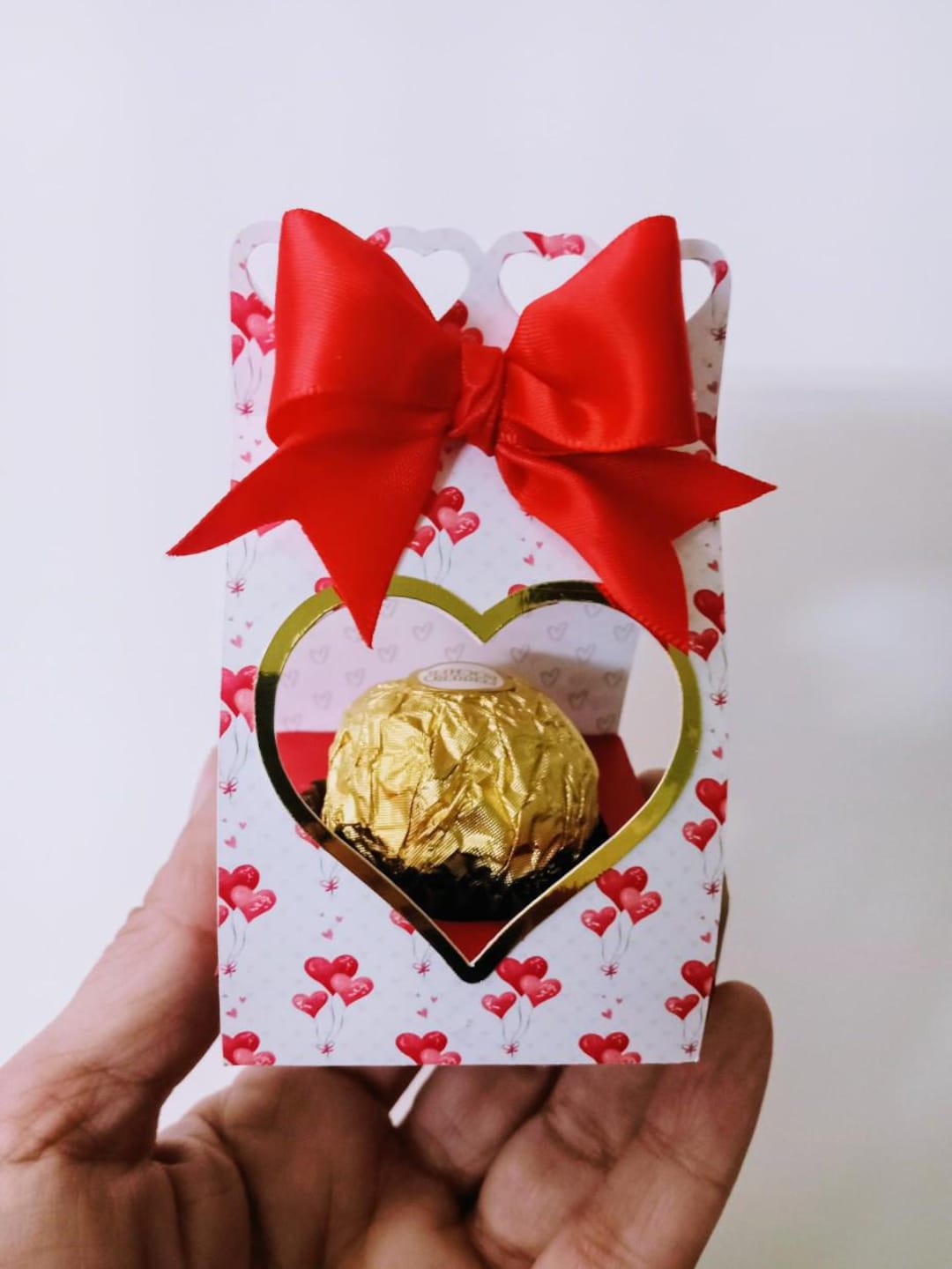 Valentine's Day FR Chocolate Box Holder Template, Valentine's Day ...