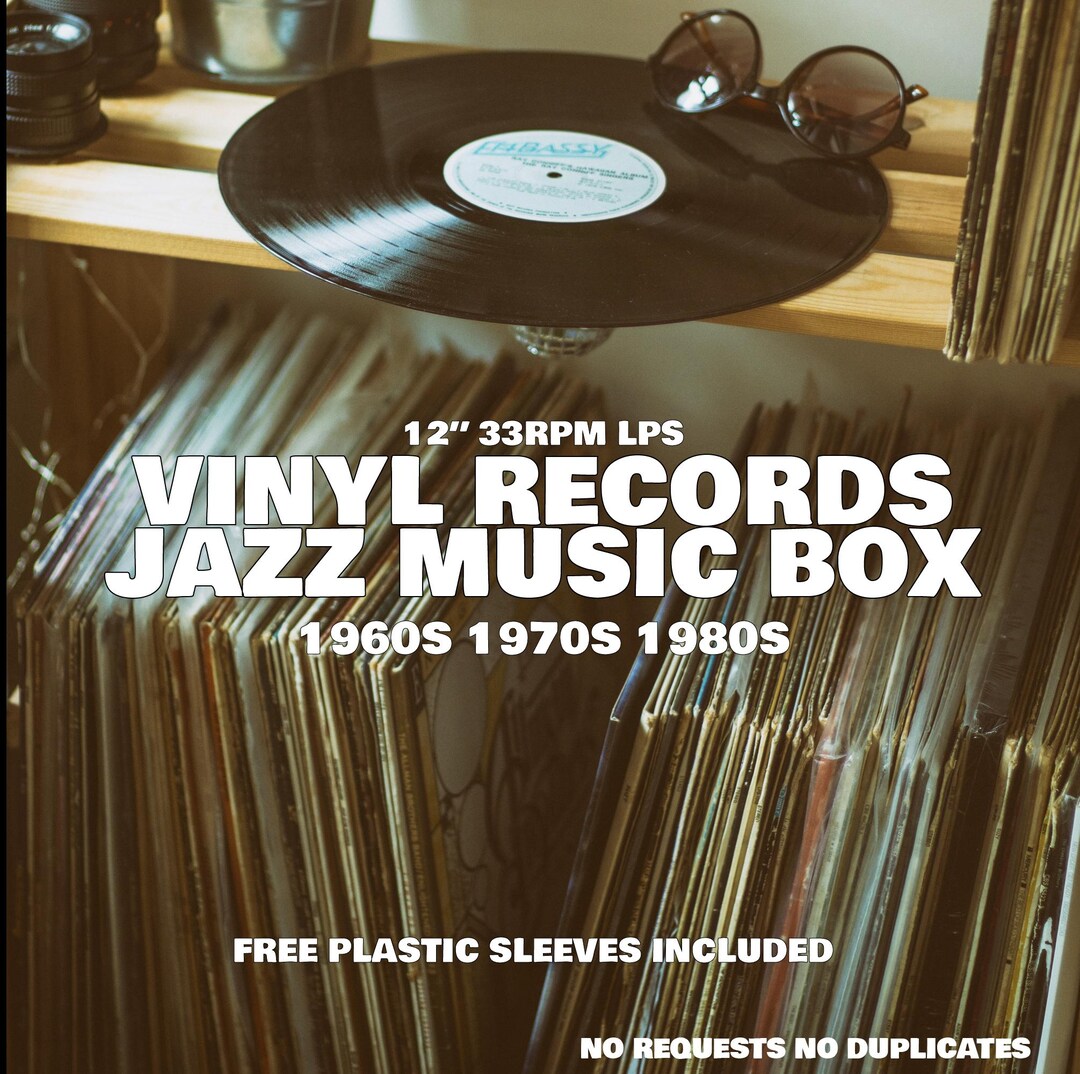 Vintage Jazz Vinyl Records Mystery Box | 5 12" 33RPM Albums - Etsy