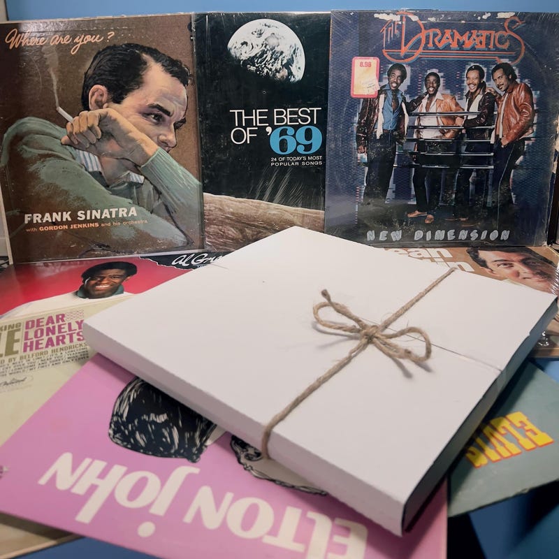 Vinyl Record Box - Etsy