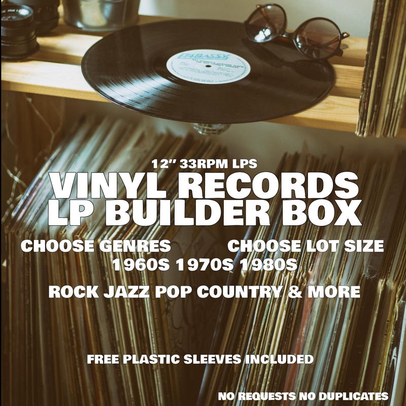 Vinyl Record Box - Etsy