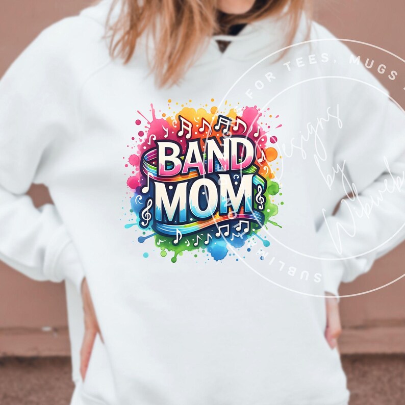 Band Mom Png, Band Mom Sublimation Design Clipart, Marching Band Shirt ...