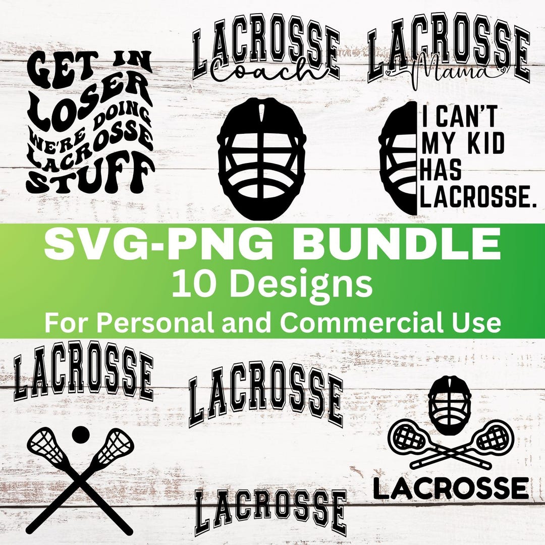 Lacrosse Svg Bundle: Lacrosse Png Bundle Clipart Graphic (digital ...