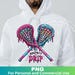 Lacrosse Ice Cream Drip Pink Sublimation PNG Design, Lacrosse Mom ...